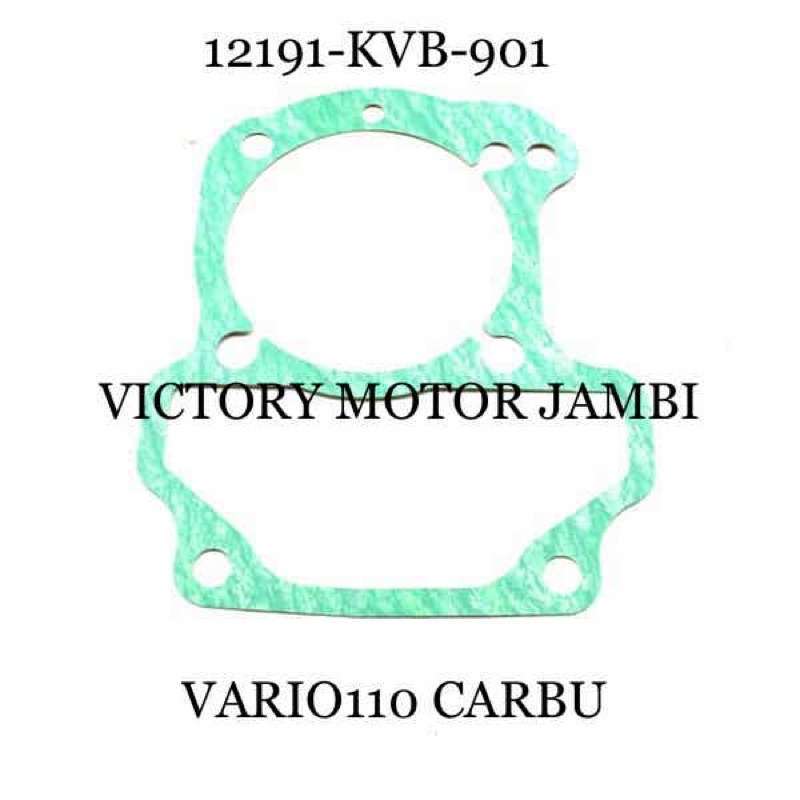 Jual PERPACK BLOCK GASKET CYLINDER VARIO CARBU 12191-KVB-901 HONDA AHM di Seller VICTORY MOTOR ...