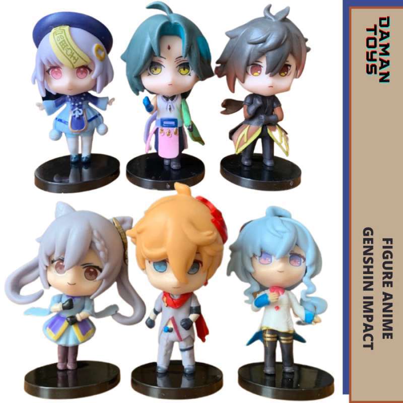 Promo Figure Anime Genshin Impact Miniatur Genshin Kado Anak Koleksi ...