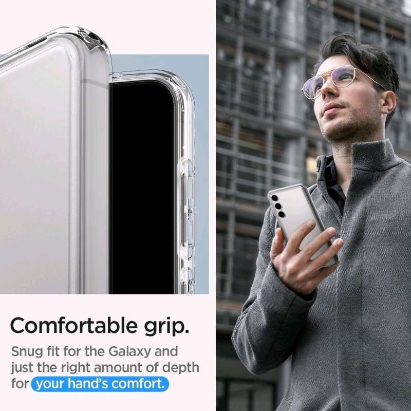 Jual Case Samsung Galaxy S24/S24 Plus 5G Spigen Ultra Hybrid Clear Anti Crack Casing di Seller ...