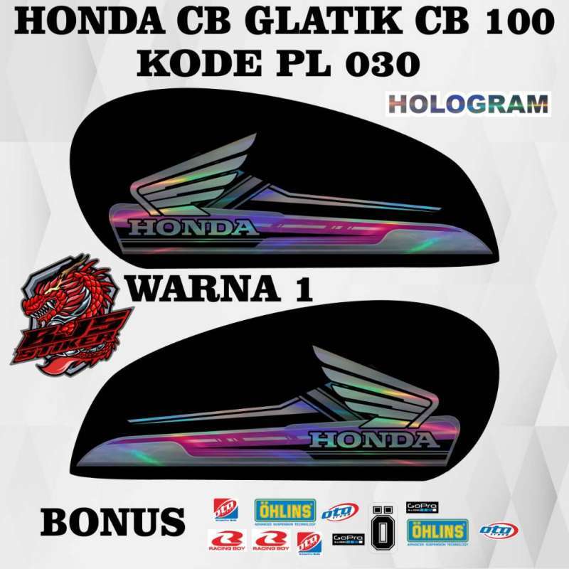 Promo Stiker striping CB 100 CB GLATIK - stiker striping list variasi ...