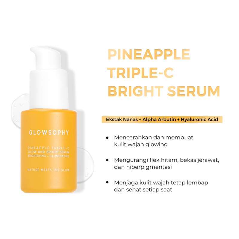 Jual Glowsophy Pineapple Triple-c Glow And Bright Serum 30ml - Serum ...