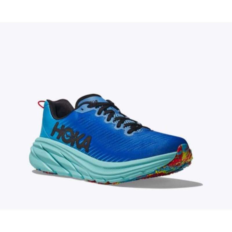 Jual Hoka Rincon 3 Mens Road Running Shoes - Virtual Blue / Swim Day ...