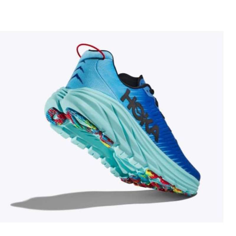 Jual Hoka Rincon 3 Mens Road Running Shoes - Virtual Blue / Swim Day ...