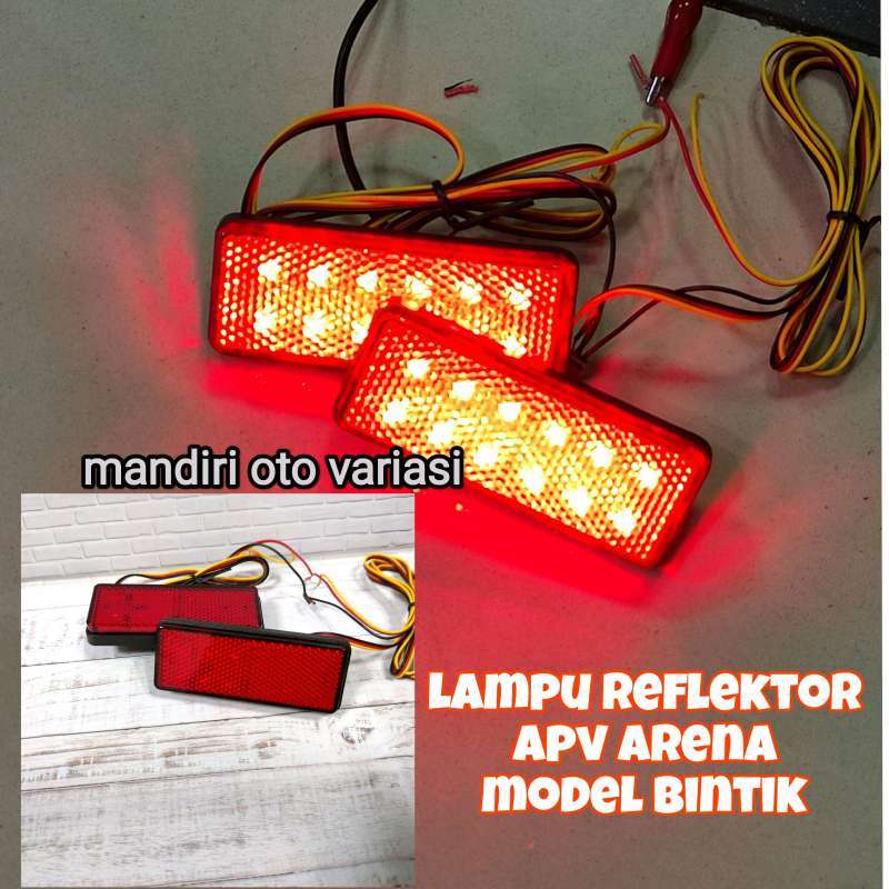 Jual Lampu Reflektor Bumper Belakang Mobil Apv Arena Model Bintik Di ...