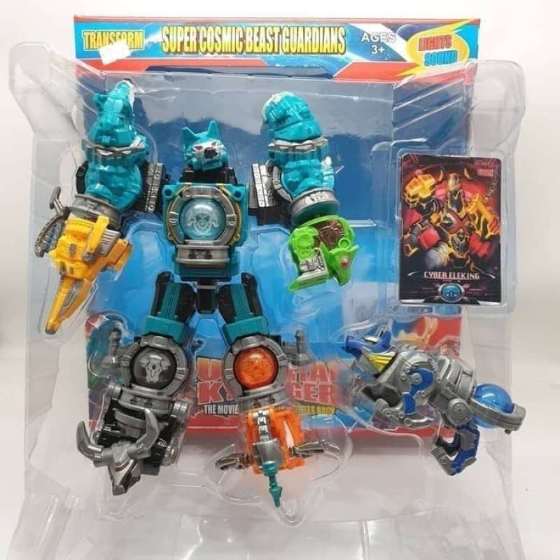 Promo uchu sentai kyuranger cerberios power ranger mega zord kyu robot ...