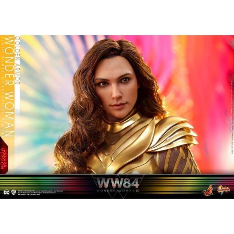 Promo HOT TOYS WONDER WOMAN WW84 GOLDEN ARMOR DELUXE VER HT MMS578 1/6 ...