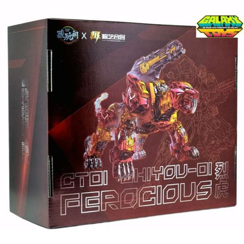 Promo Cang Toys Chiyou CT-01 Ferocious - Transformers Predaking Rampage ...