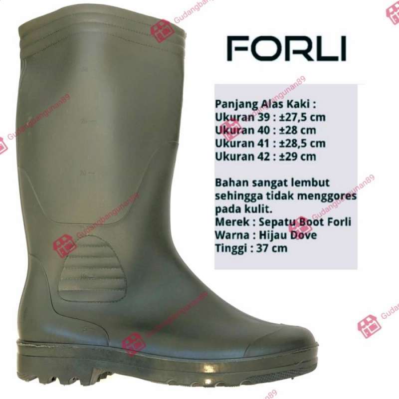 Promo Sepatu Boot Karet Forli/Sepatu Bot Proyek Banjir Cor Kebun Tman ...