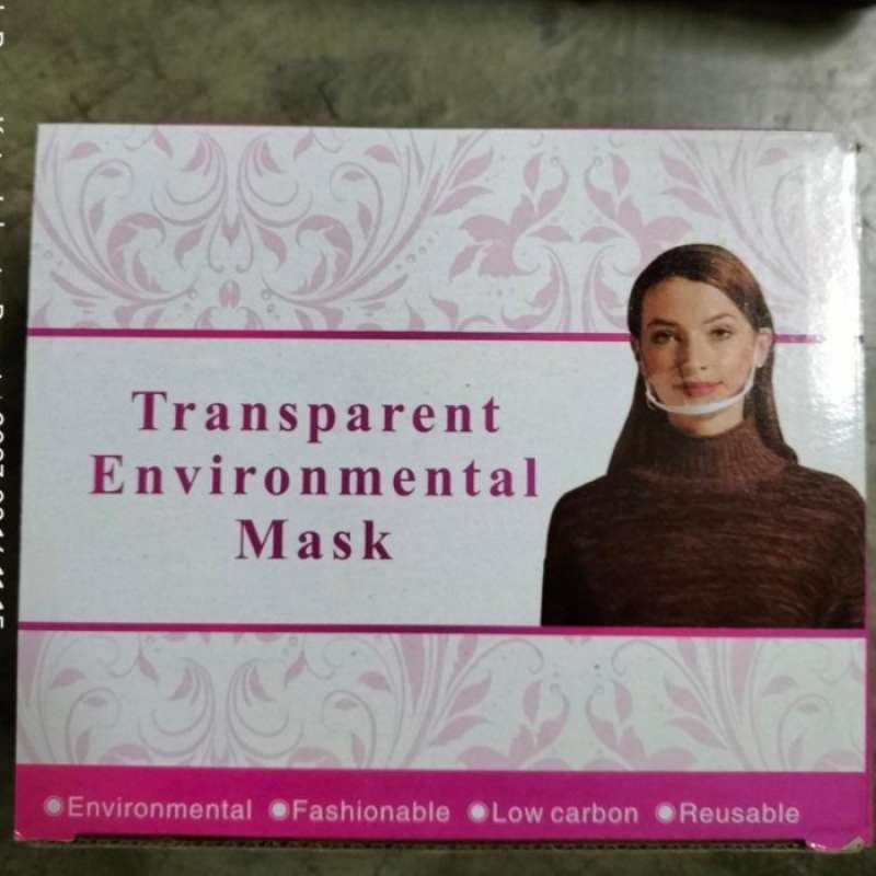 Promo Masker Chef Transparan Earloop,wajah Face Mask,koki,mika,masak ...