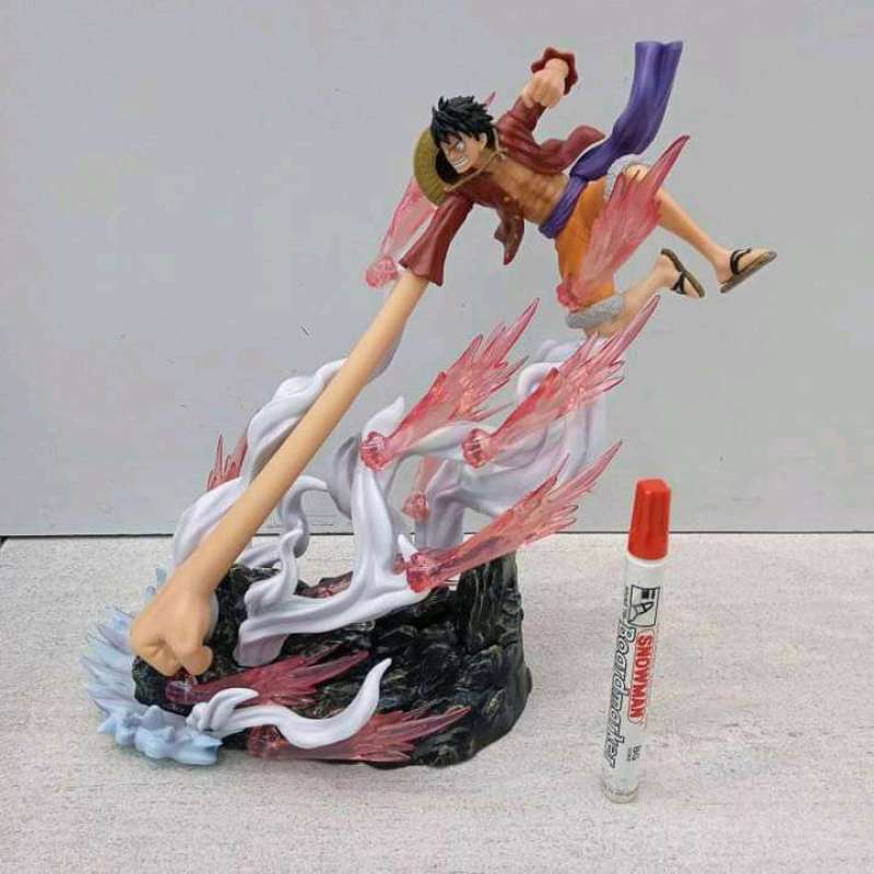 Jual Mainan Static Figure Monkey D Luffy One Piece Long Punch Tinggi ...
