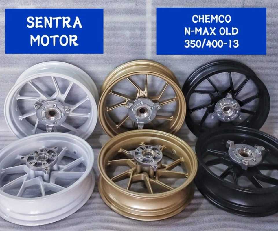 Jual Velg Racing NMAX New 2020 Chemco Velg Racing Tapak Lebar - Putih ...