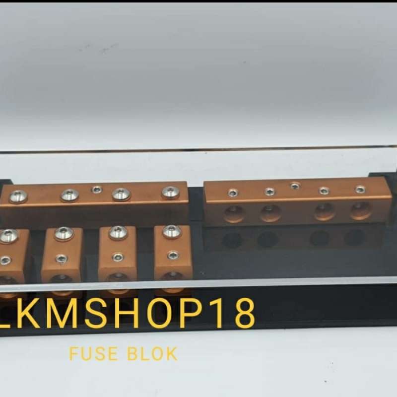 Promo Rumah Sikring / Fuse Blok / Distribution Blok Isi 4 Mini Anl ...