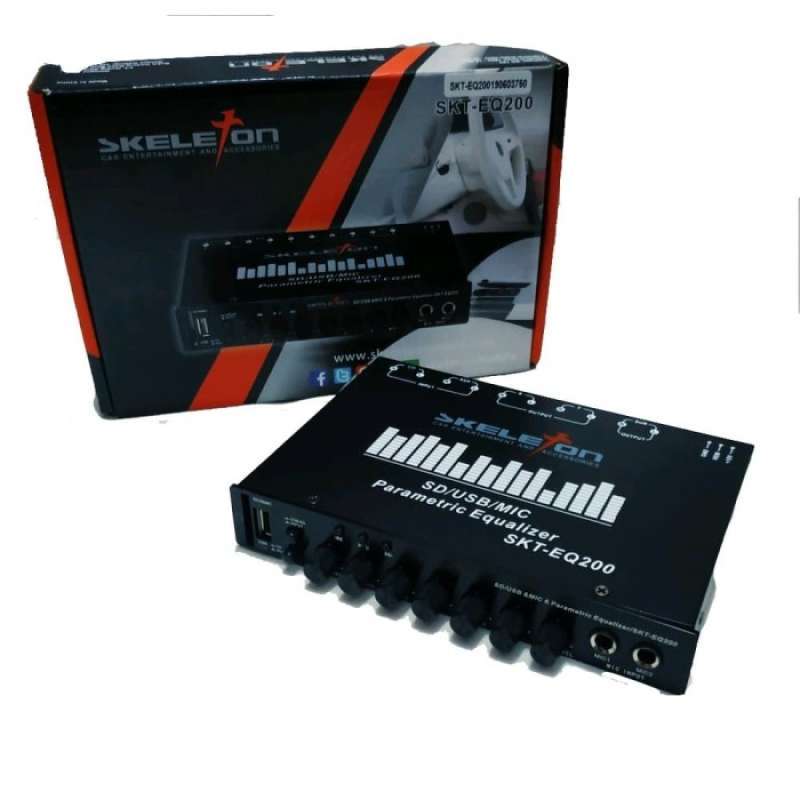 Promo SKELETON PARAMETRIC EQUALIZER KARAOKE, USB & SD PORT SKT-EQ200 ...