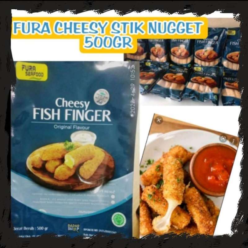 Jual Fura Fish Seafood | Fresh Fish Nugget/cheesy Fish Finger/fish ...