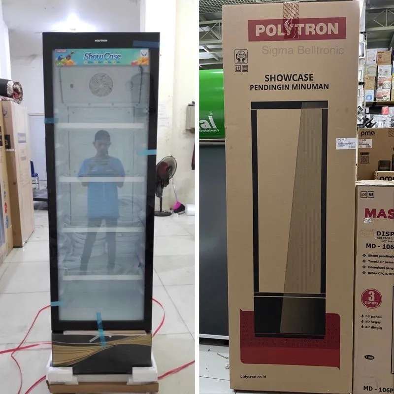 Jual POLYTRON Showcase SCN 238X / SCN 238 X 257L 8 Series No Frost ...