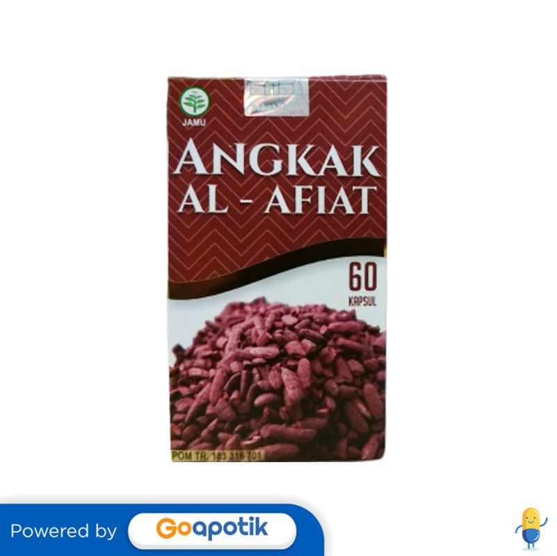 Jual Al-afiat Angkak Botol 60 Kapsul Di Seller Apotek Indah Farma 2 ...