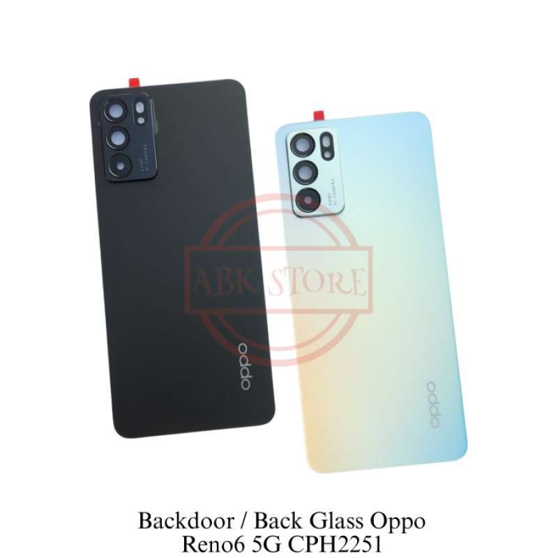 Promo Tutup Belakang Backdoor Backcover Back Glass Oppo Reno 6 5g ...