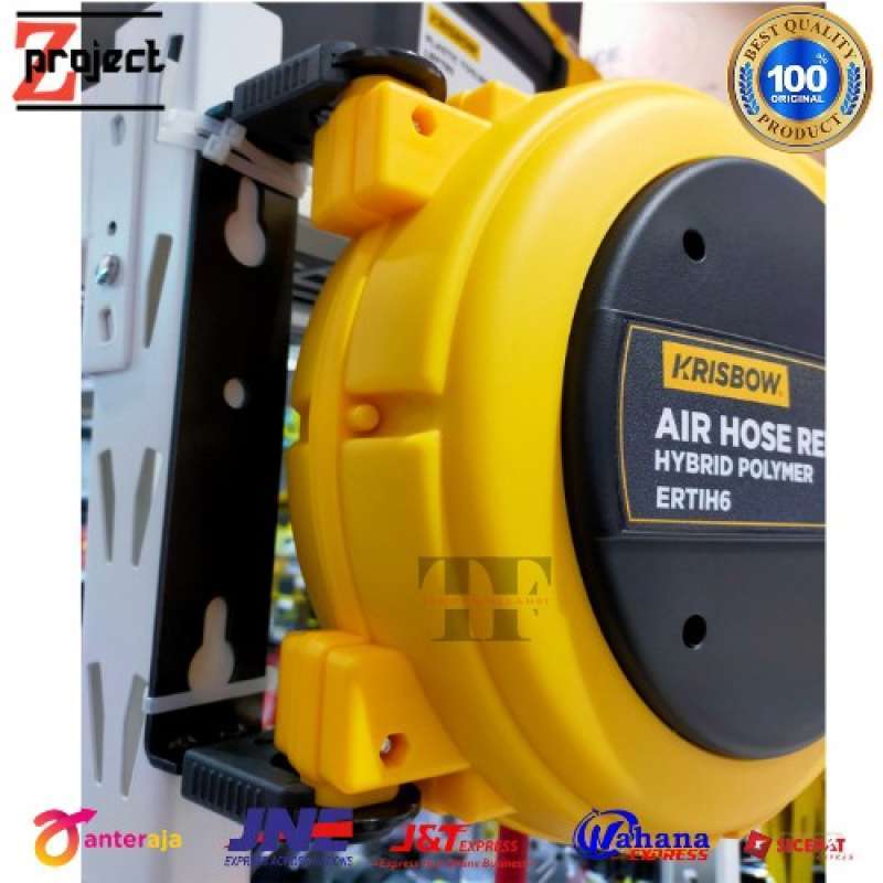 Promo Krisbow Air Hose Reel Gulungan Selang Angin Otomatis 6m/9m/15m - Selera_kita Store Diskon ...