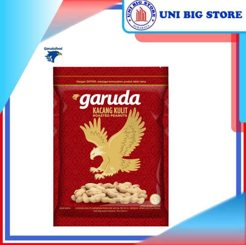 Jual Garuda Kacang Kulit Garing 750 gr Roasted Peanuts di Seller Uni ...