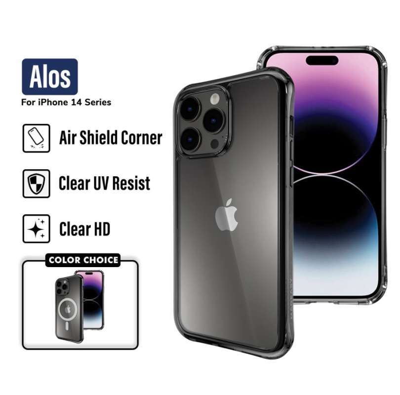 Promo Case iPhone 14 Pro Max Plus Mageasy Alos MagSafe Clear Cover Casing - Clear 14 Pro Max ...