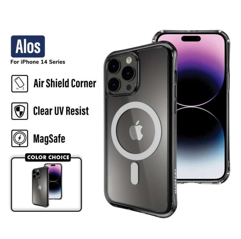 Promo Case iPhone 14 Pro Max Plus Mageasy Alos MagSafe Clear Cover ...