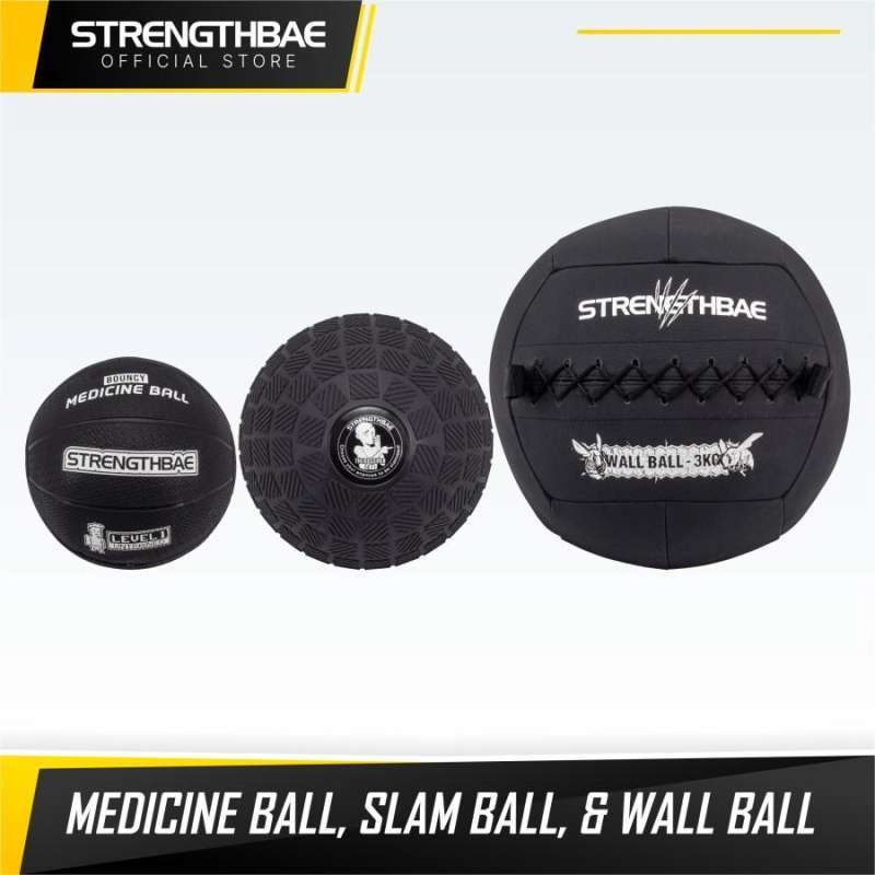 Jual Medicine / Slam / Wall Ball Strengthbae Bola Gym Fitness Dead ...