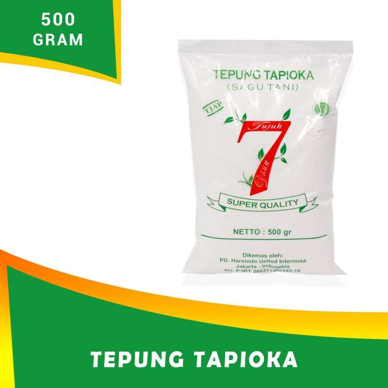 Jual Tepung Tapioka/sagu Tani/tepung Pati/tepung Singkong 7 Daun (500 ...