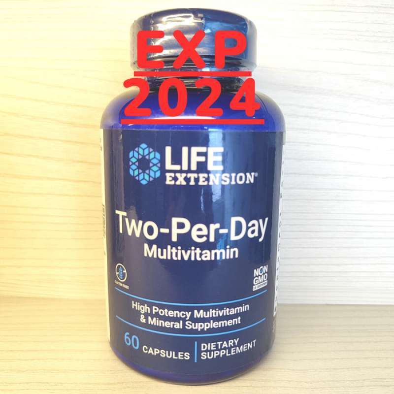 Promo Life Extension Two Per Day Tablets Multivitamin Isi 60 Capsules ...