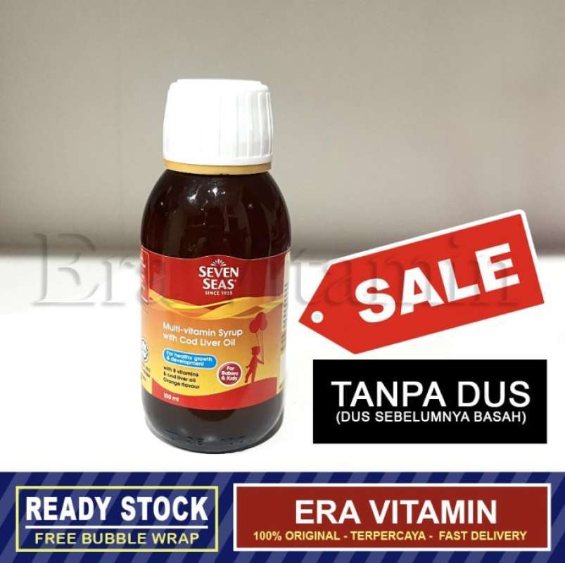 Promo Seven Seas Multivitamin Syrup With Cod Liver Oil 100 Ml Diskon 33 ...