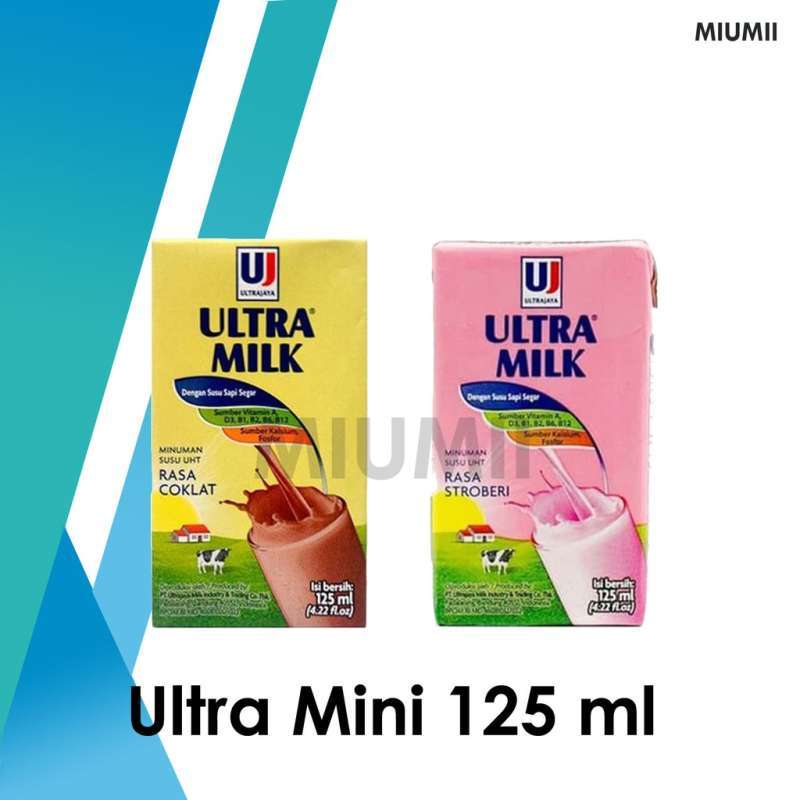 Jual Susu Ultra Milk Mini 125 Termurah - Harga Grosir Terupdate Hari ...