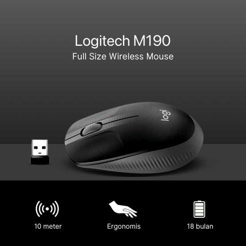 Jual Logitech Full Size Wireless Mouse Di Seller Kancilnet - Kedoya ...