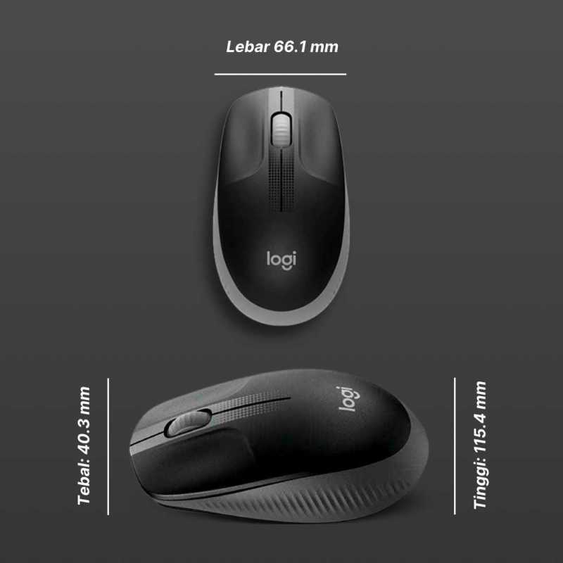 Jual Logitech Full Size Wireless Mouse Di Seller Kancilnet - Kedoya ...