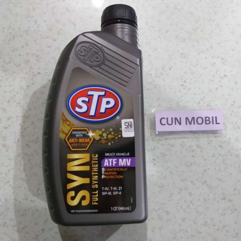 Promo Oli Atf Mv Full Synthetic Syn Merk Stp 946 Ml,t-iv, T-iii, Z1, Sp-iii Diskon 9% Di Seller ...