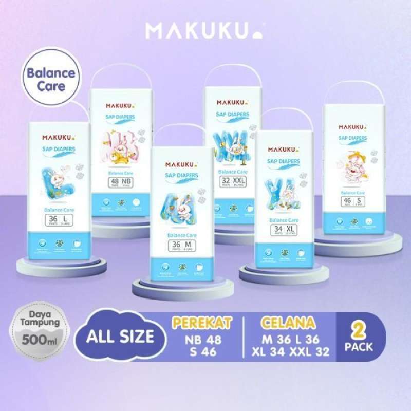 Jual Makuku Xxl Diaper Balance Termurah - Harga Grosir Terupdate Hari ...