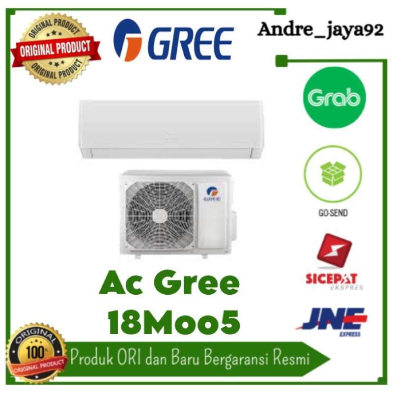 Jual Ac Dinding Gree 2 Pk 1600 Watt Gwc-18moo5/gwc18moo5 Di Seller ...