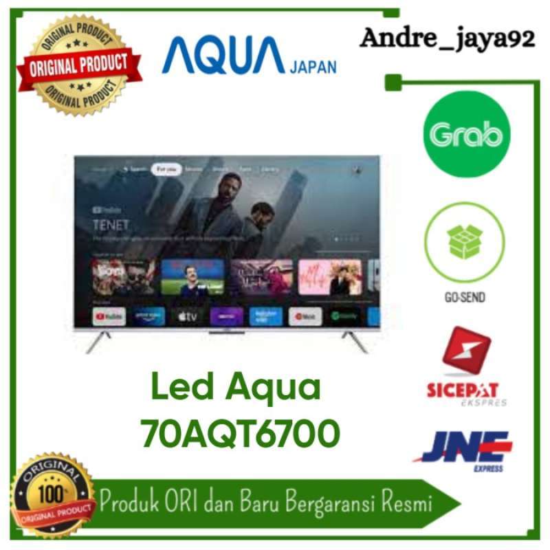 Jual Aqua Tv 4 K Uhd Smart 70 Original, Murah & Diskon Juli 2024 | Blibli