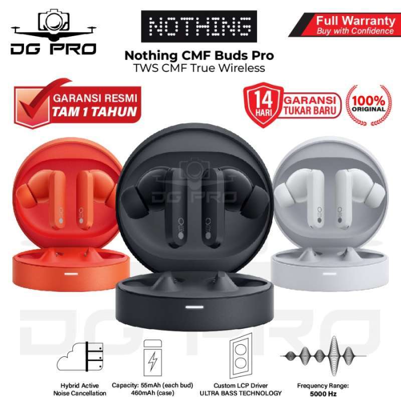 Jual Nothing Cmf Buds Pro / Tws Cmf True Wireless - Original Resmi Tam ...