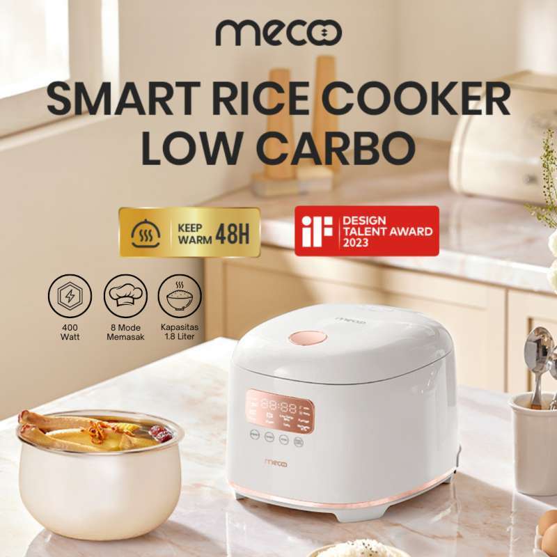 Jual Mecoo Most Aesthetic Rice Cooker Ultrawarmth 48h 1.8l Low Carbo ...