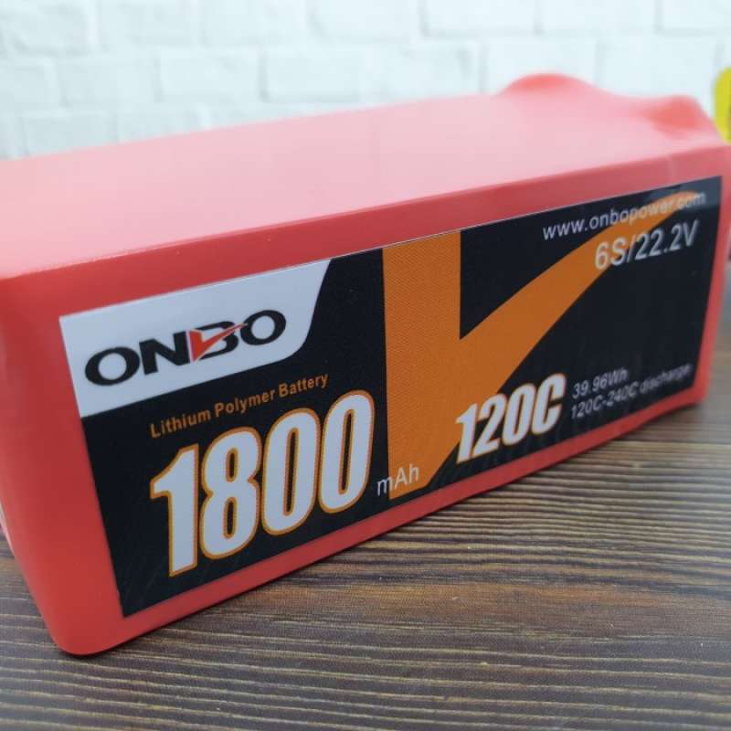 Promo Lipo Battery 6s 22.2v 1800mah 120-240c Onbo Power Diskon 23% Di Seller Megariya ...