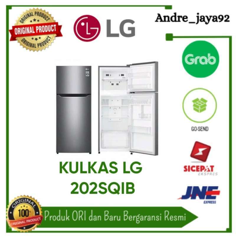 Jual Lg Gnb202sqib Kulkas 2 Pintu 202 Liter Di Seller Andre Jaya 92 Official Store - Harjamukti ...