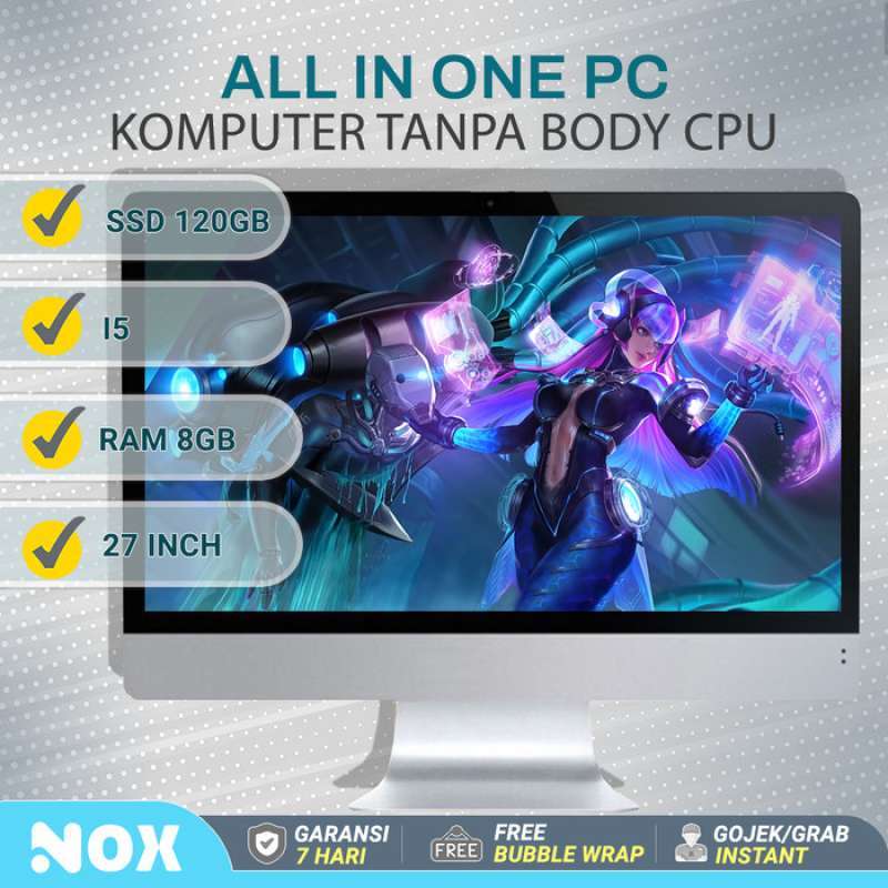 Promo All In One Pc Aio Komputer Tanpa Cpu Mirip I 21-24 Windows I5 I7 ...