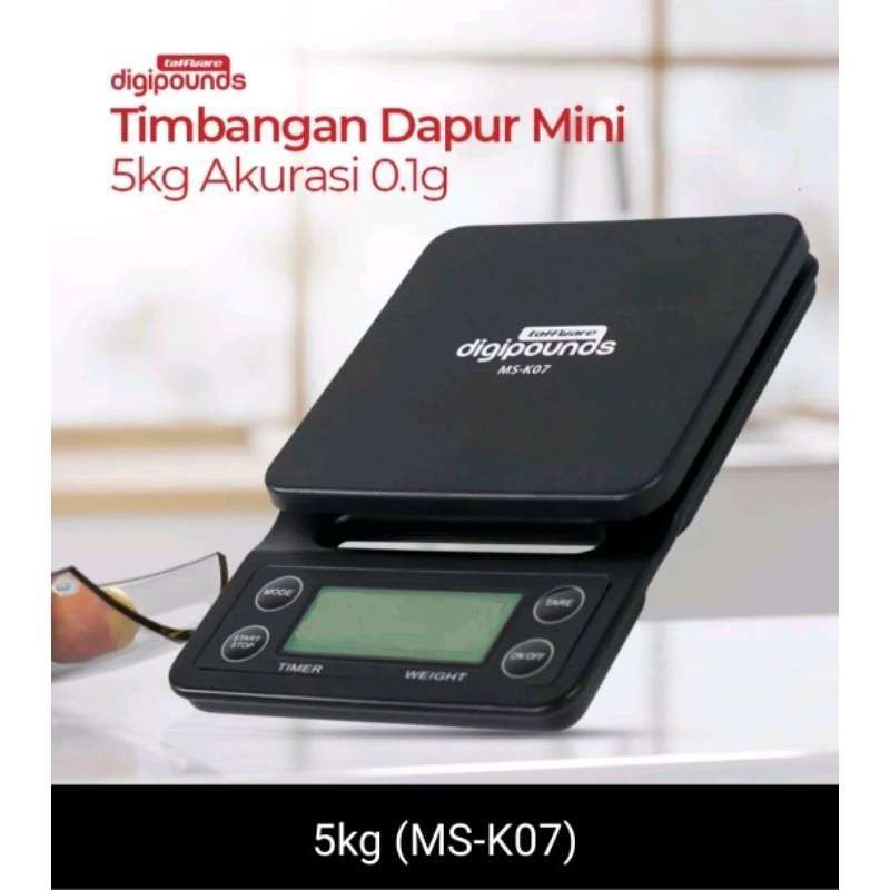 Jual Timbangan Digital 3 Kg & 10 Kg | Timbangan Kue | Timbangan Dapur | Scale - Taffware 5 Kg ...