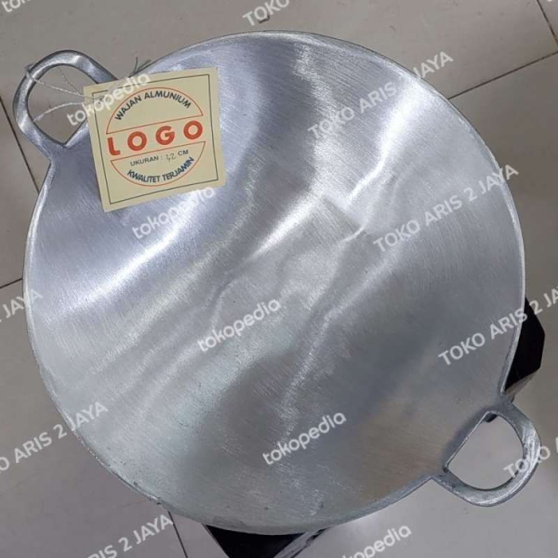 Promo Kuali Aluminium Cor Super Tebal | Wajan Anti Lengket Logo 32 Cm ...