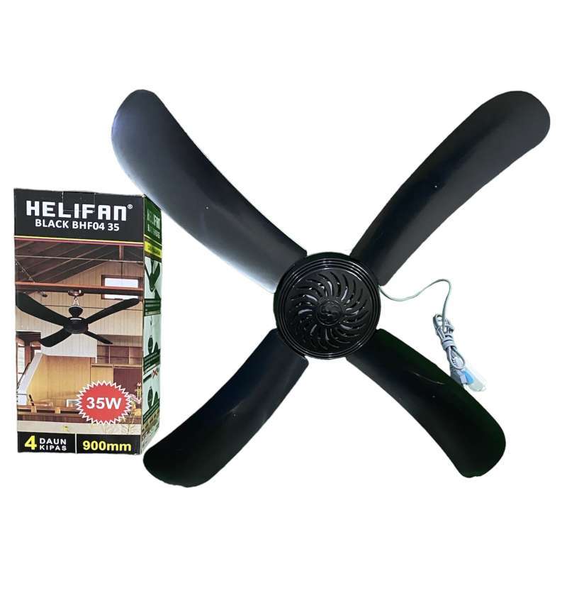 Promo Arashi Helifan Black Kipas Angin Gantung 35w - Bhf04 Diskon 35% ...