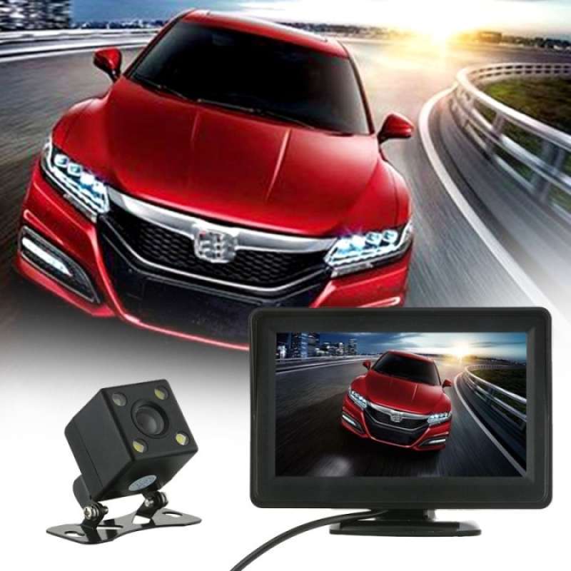 Promo New Monitor Tv Mobil Ukuran 4,3 Inch + Kamera Parkir Mobil Tipe ...