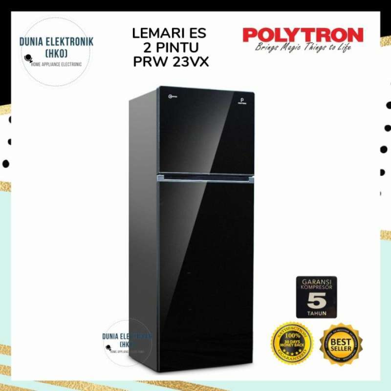 Promo Kulkas Polytron Prw23vx Prw 23 Vx Lemari Es 2 Pintu 220 Liter ...