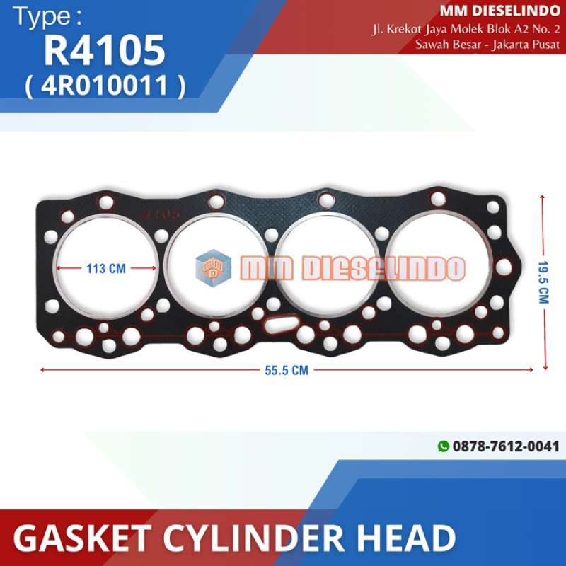 Promo Gasket Cylinder Head R4105 Packing Dexel Head Kop 4105 Diskon 23% Di Seller Medantama ...