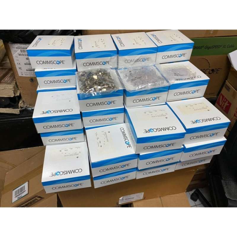 Promo Commscope Amp Rj45 Cat 6 Isi 100 Pcs Diskon 23% Di Seller ...