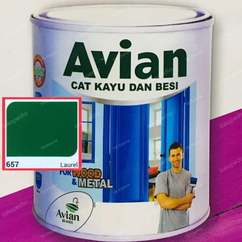Promo Avian Hijau 657 1kg Cat Besi Dan Kayu Mengkilat Diskon 50% Di ...