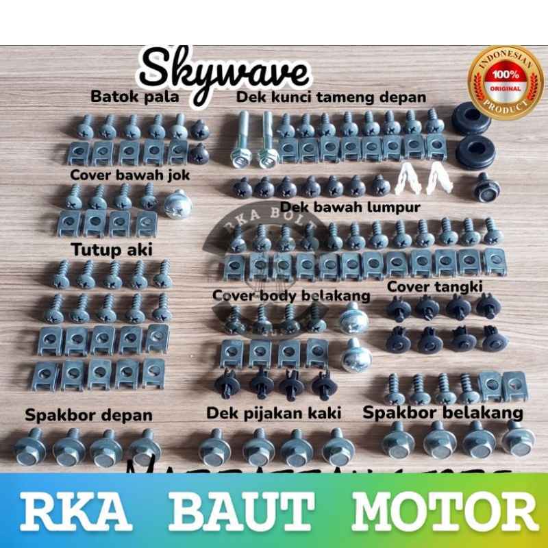 Jual Baut Skywave Fullset Body Di Seller Baut Pass - Pengasinan, Kota ...